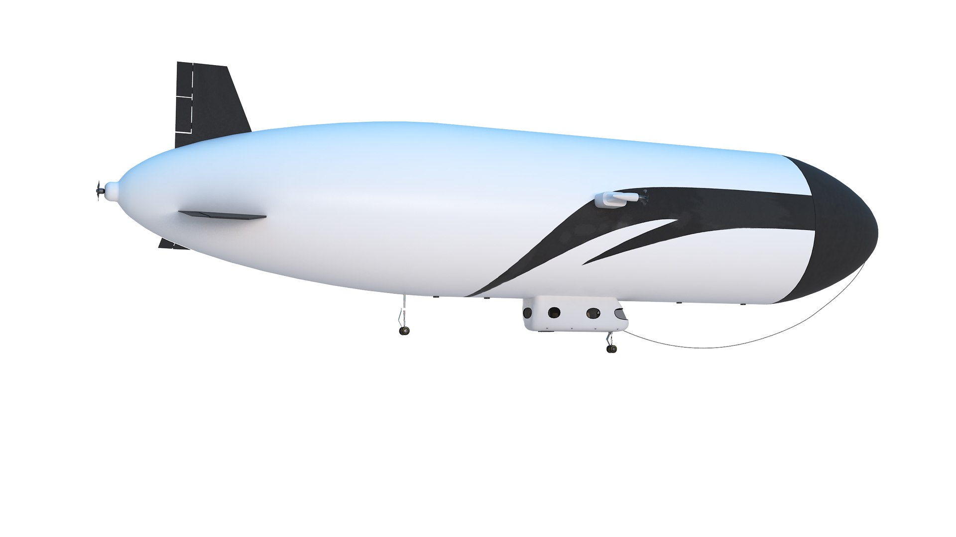 3D Zeppelin Air Balloon - TurboSquid 1656815