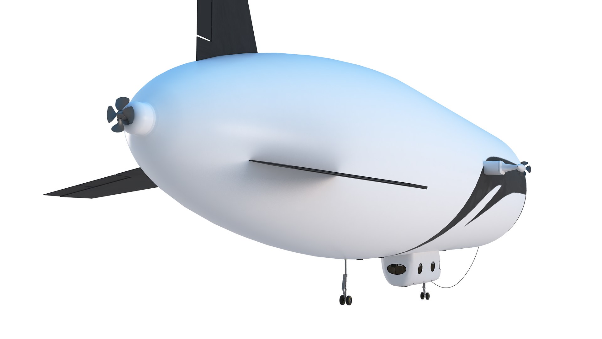 3D Zeppelin Air Balloon - TurboSquid 1656815