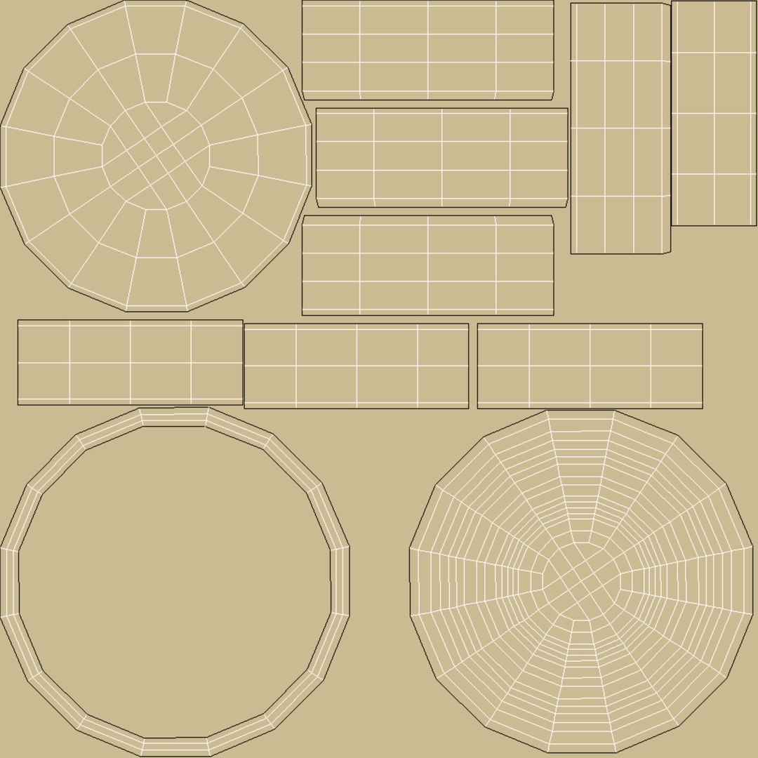 3D Model Checkers Pieces - TurboSquid 2138318