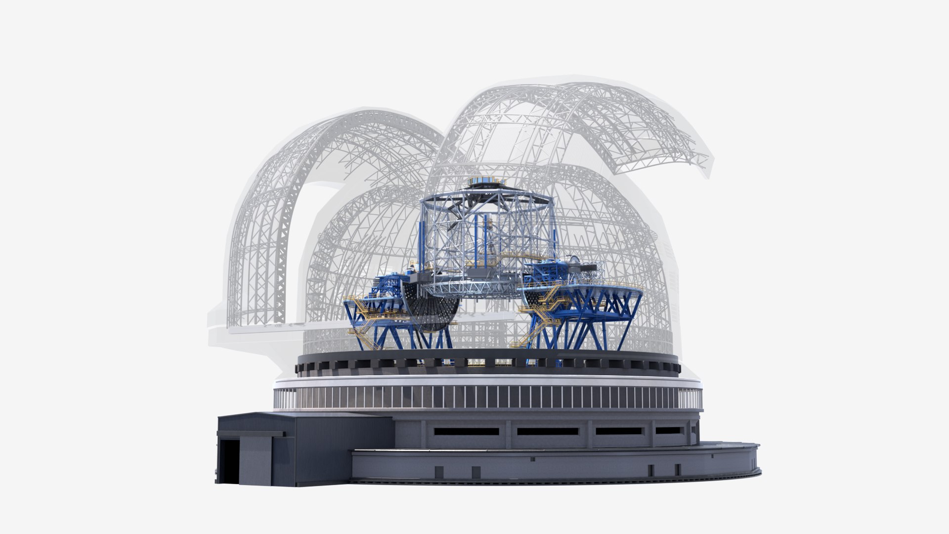 Extremely Large Telescope ELT Model - TurboSquid 2276034