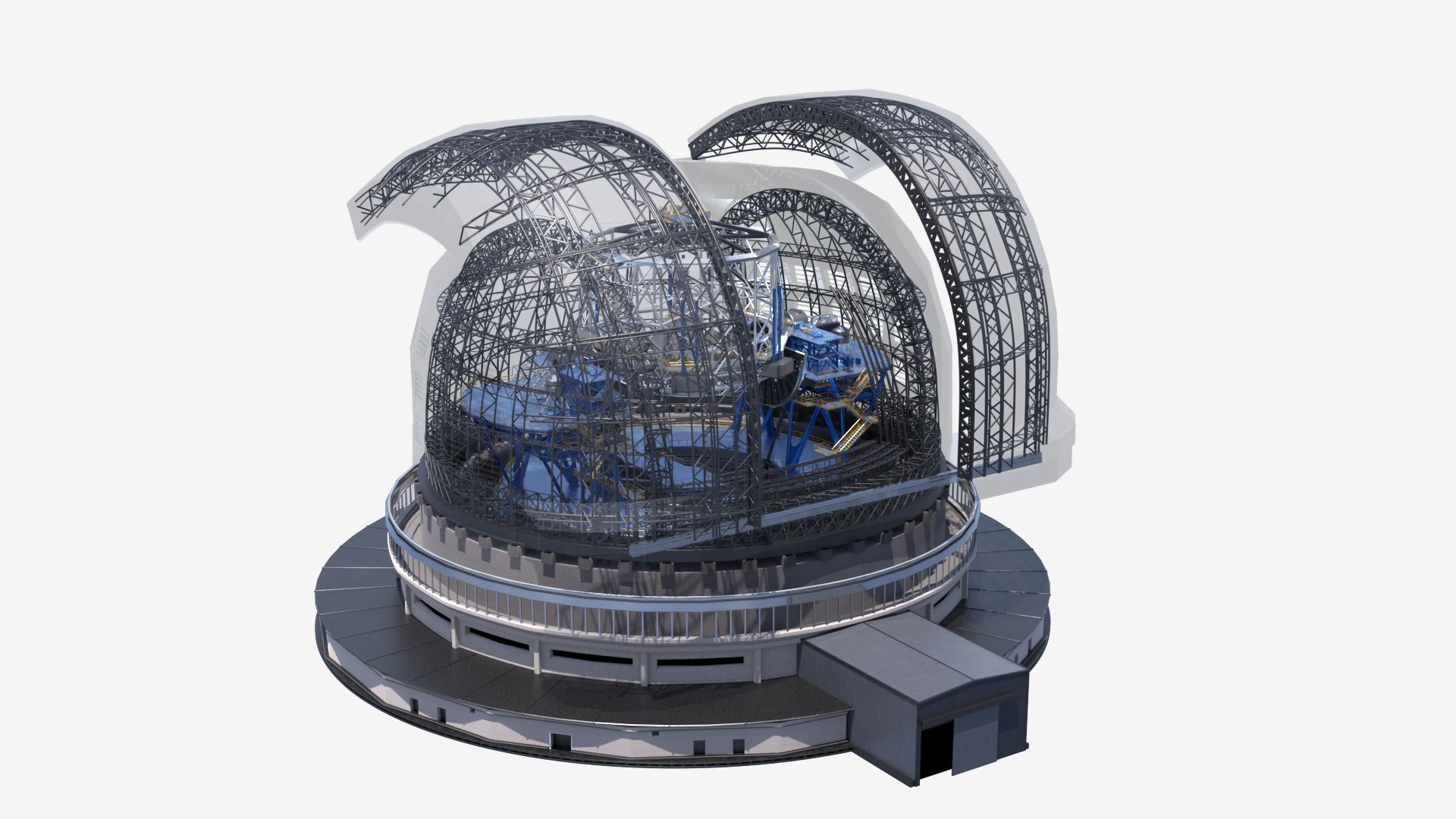 Extremely Large Telescope ELT Model - TurboSquid 2276034
