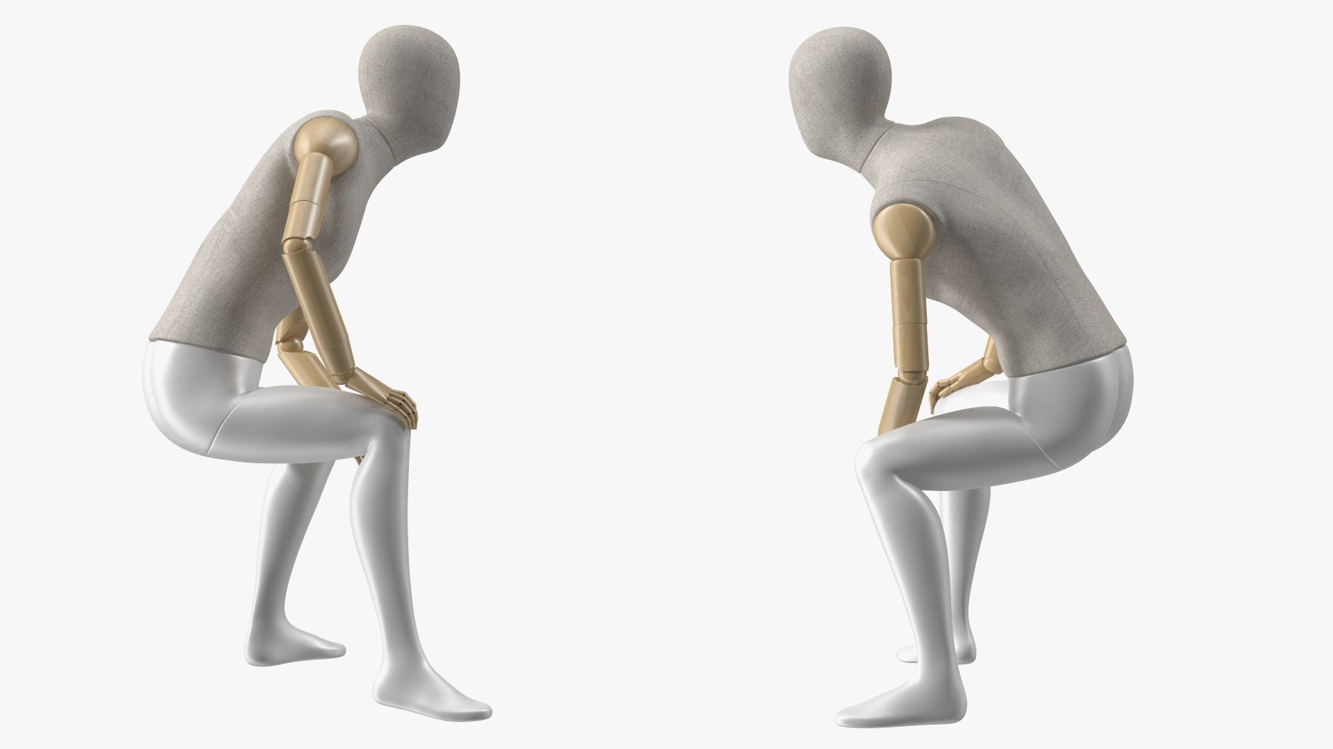 3D Flexible Manikin Sitting Pose - TurboSquid 1845141
