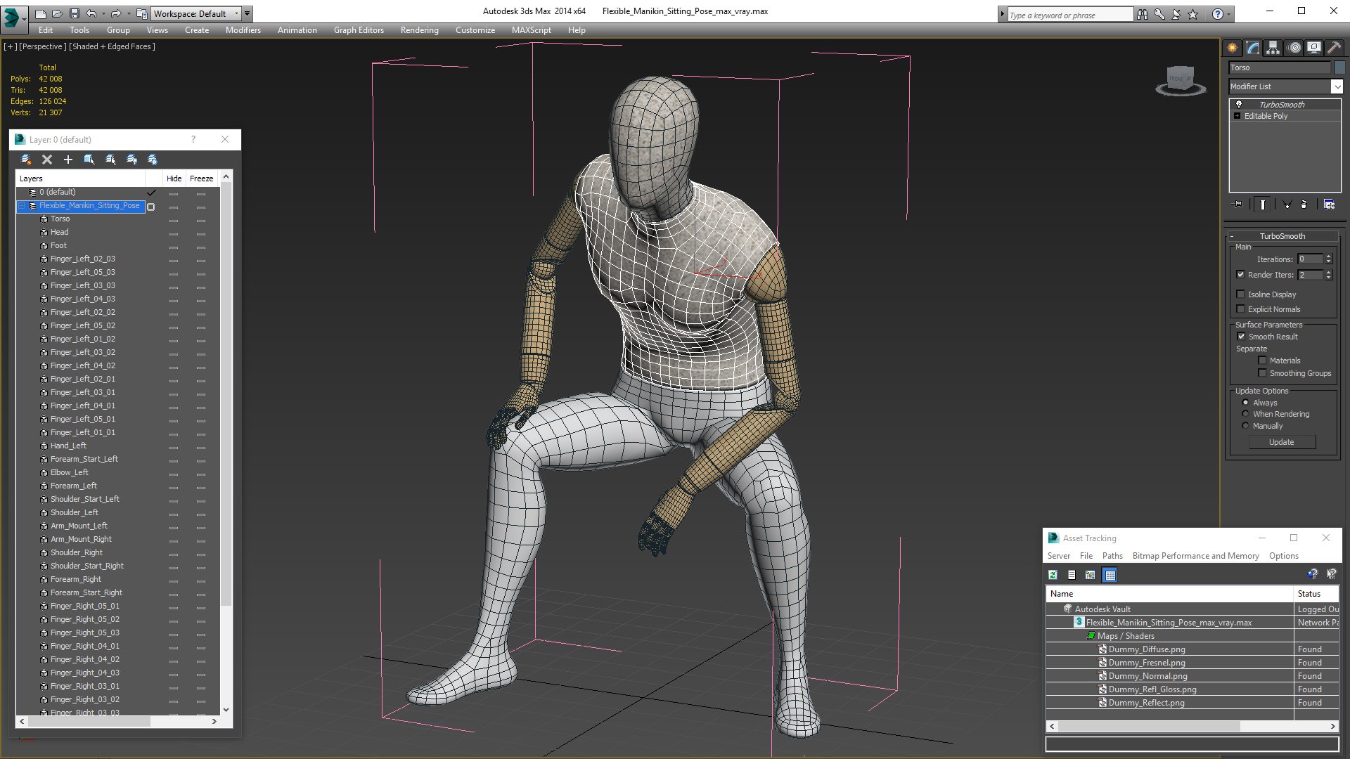 3D Flexible Manikin Sitting Pose - TurboSquid 1845141