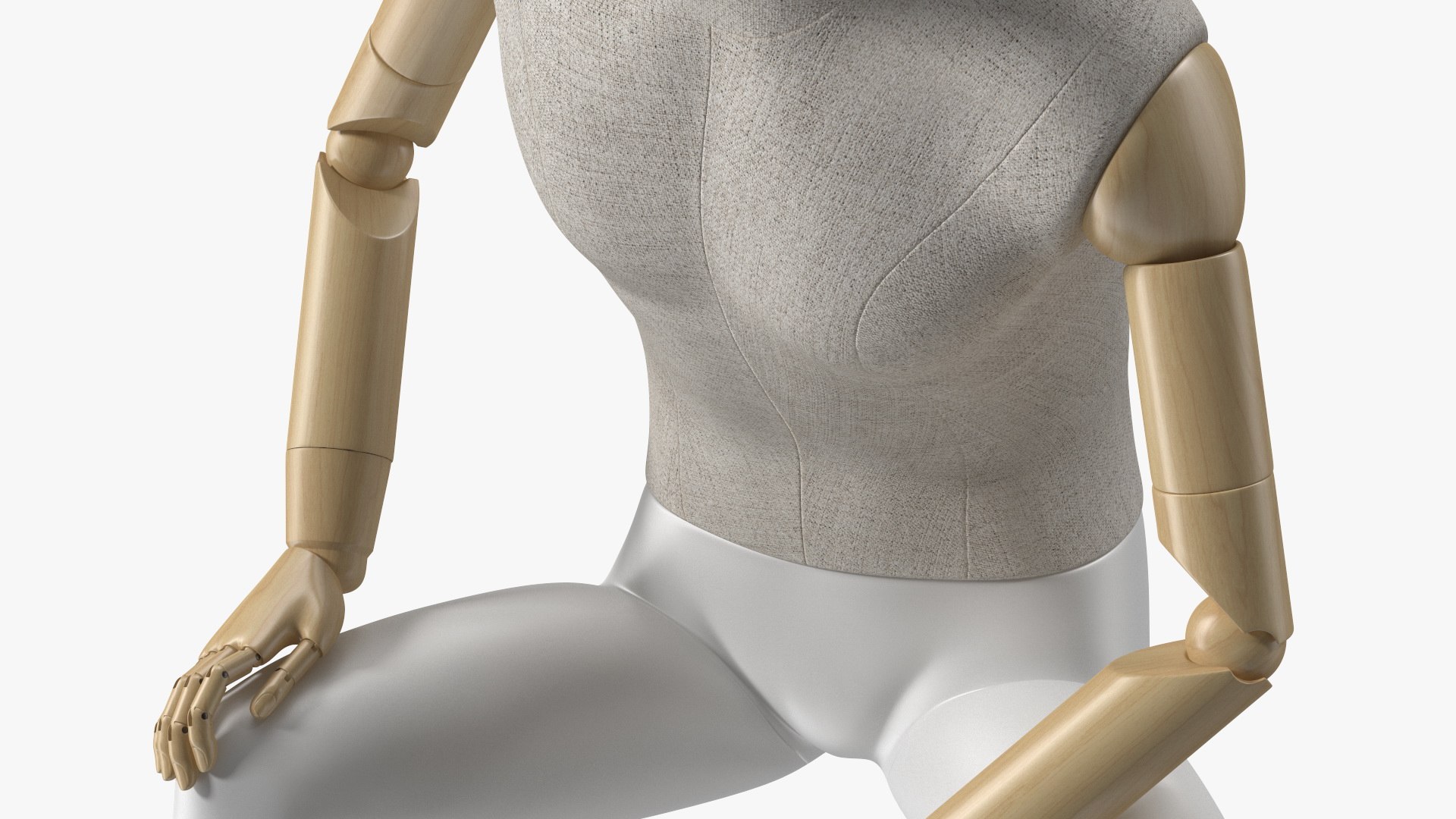 3D Flexible Manikin Sitting Pose - TurboSquid 1845141