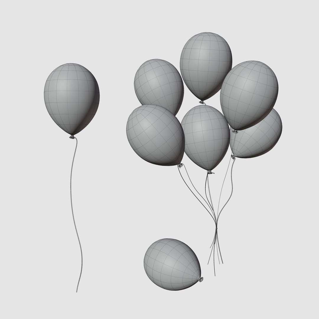 Balloon 3D Model - TurboSquid 1944922
