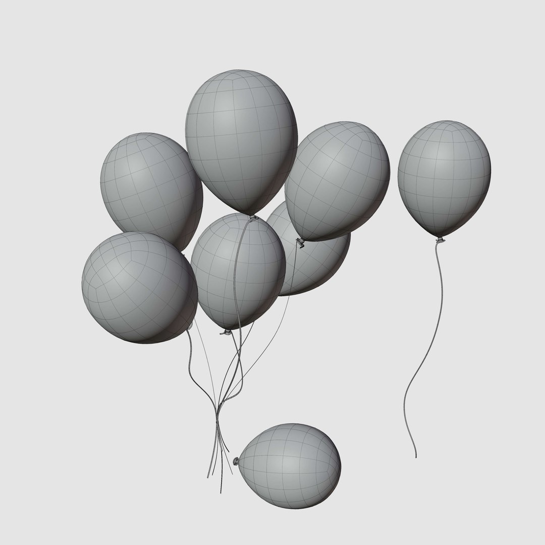 Balloon 3D Model - TurboSquid 1944922