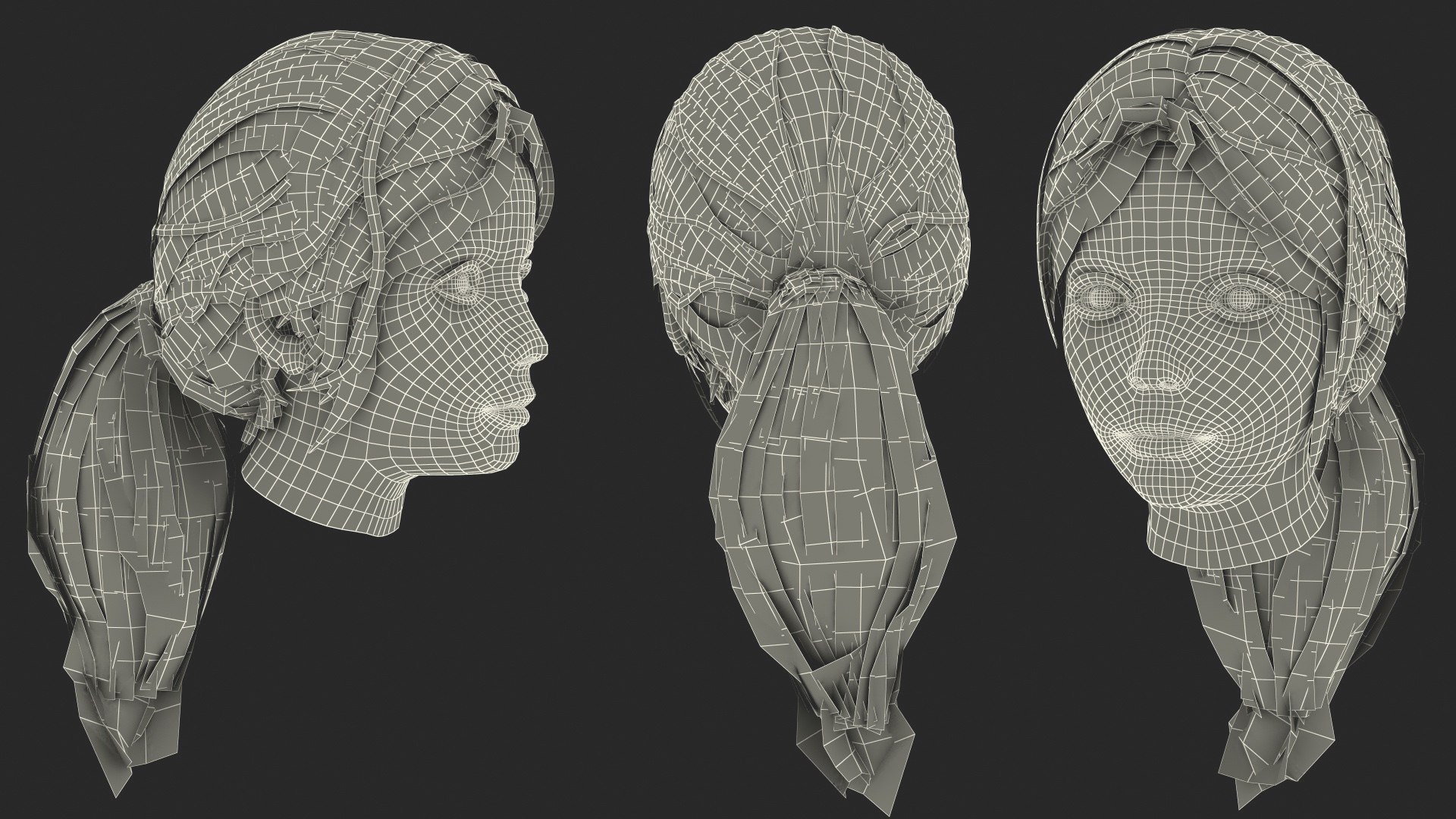 3D Kid Girl Heads Collection Model - TurboSquid 2001197