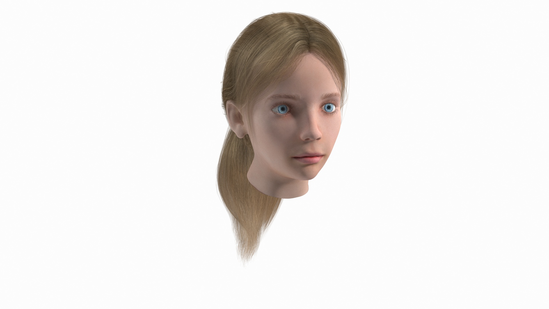 3D Kid Girl Heads Collection Model - TurboSquid 2001197