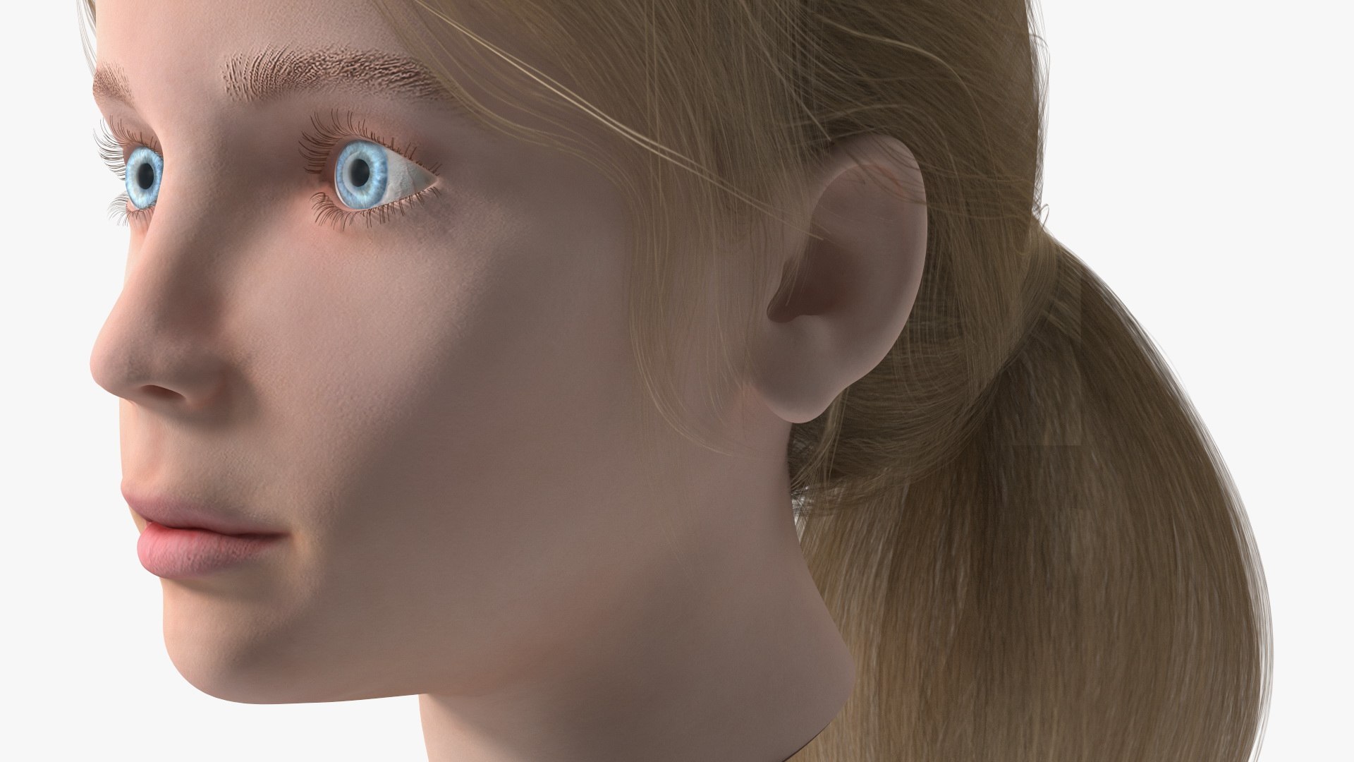 3D Kid Girl Heads Collection Model - TurboSquid 2001197
