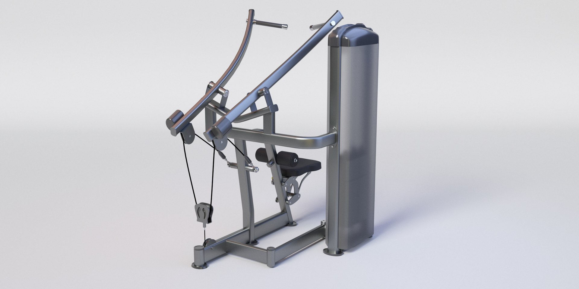 FUSE XL LAT PULLDOWN - Premium 3D Gym Equipment Model 3D Model ...