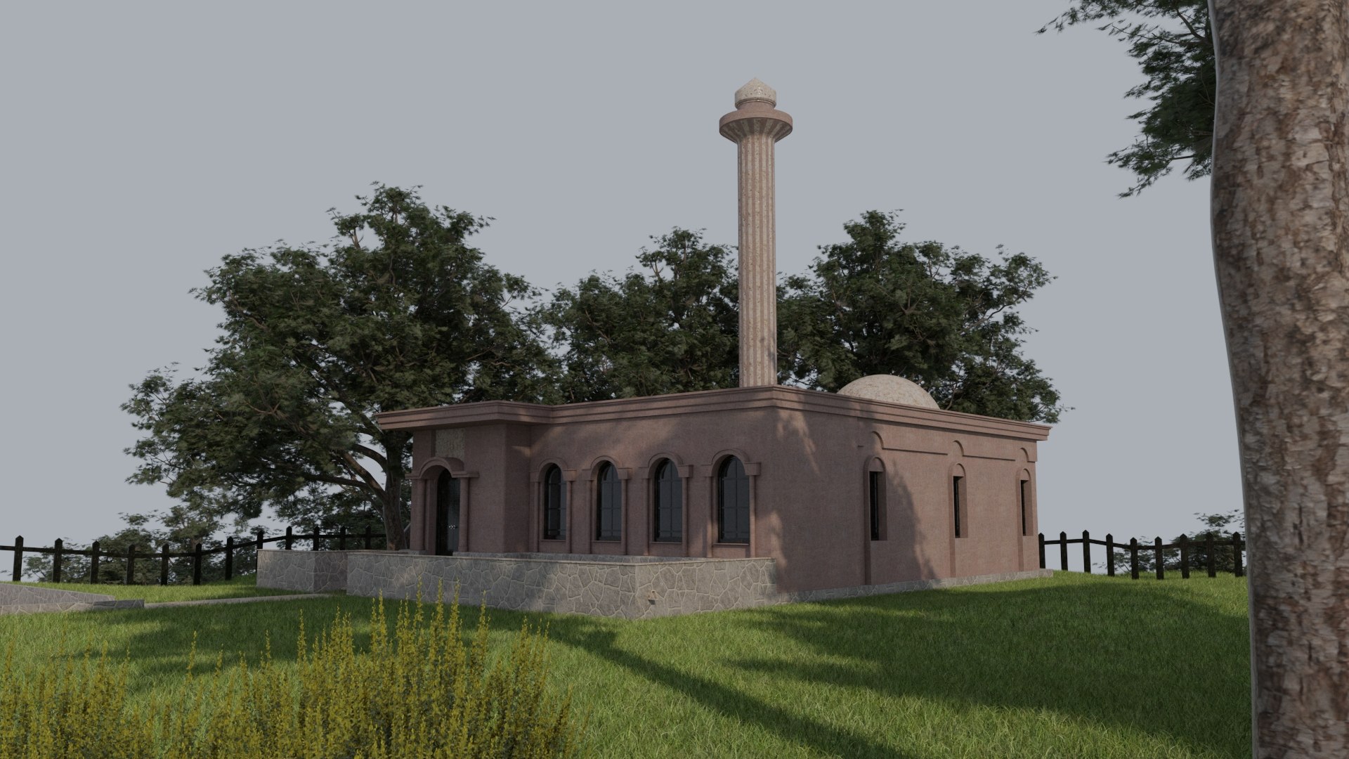 Old Mosque 3D - TurboSquid 1906075