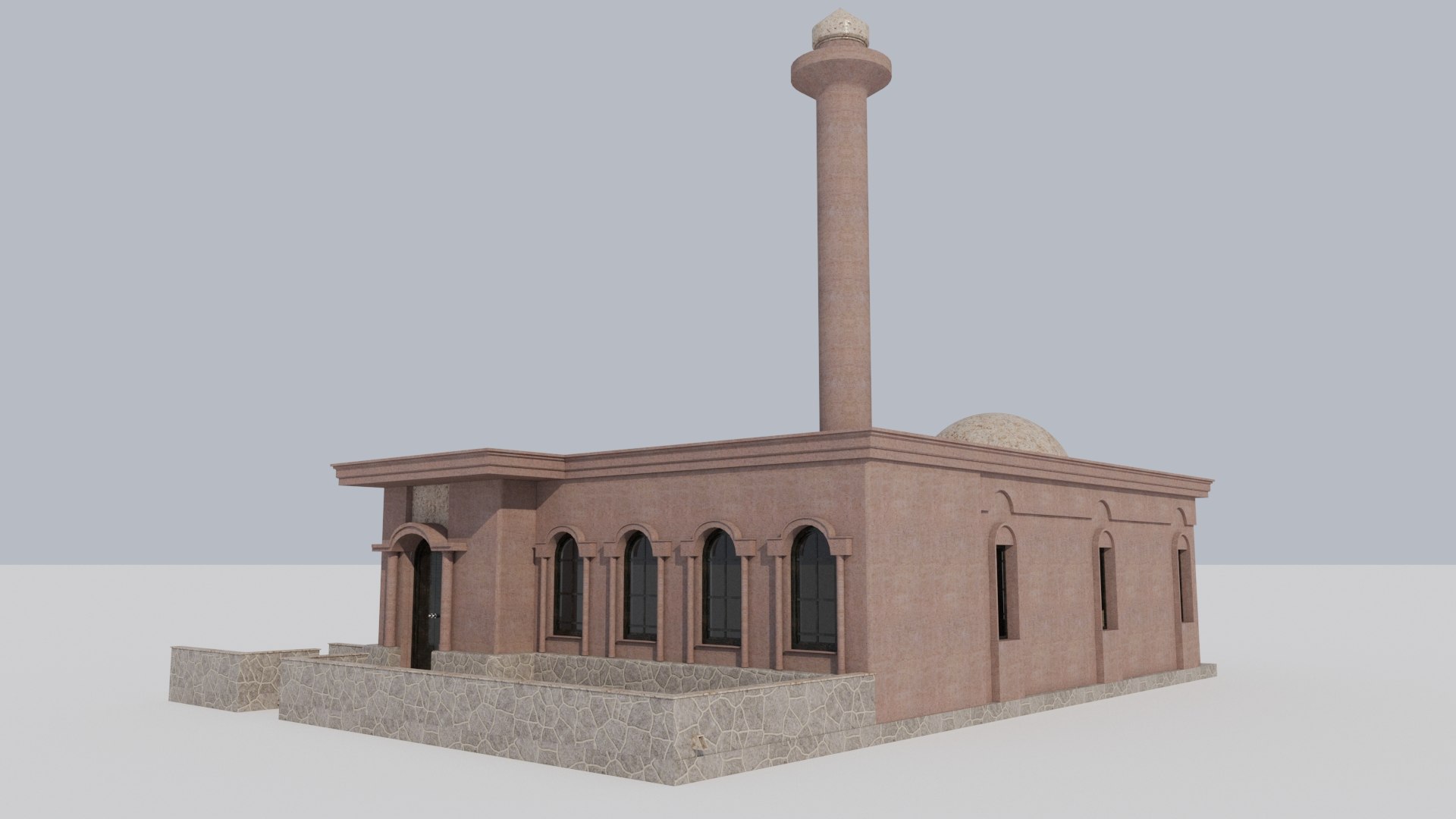Old Mosque 3D - TurboSquid 1906075