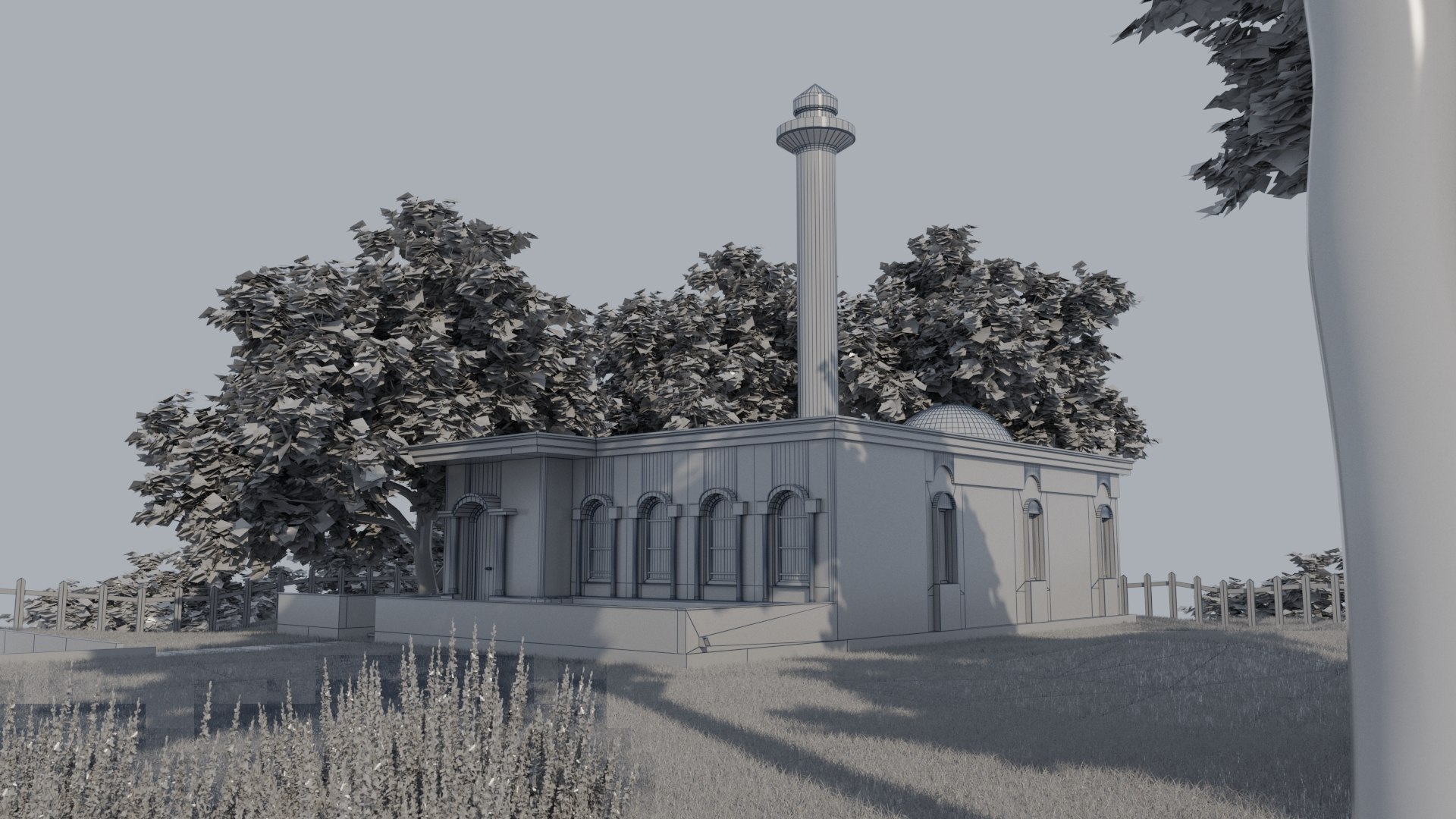 Old Mosque 3D - TurboSquid 1906075