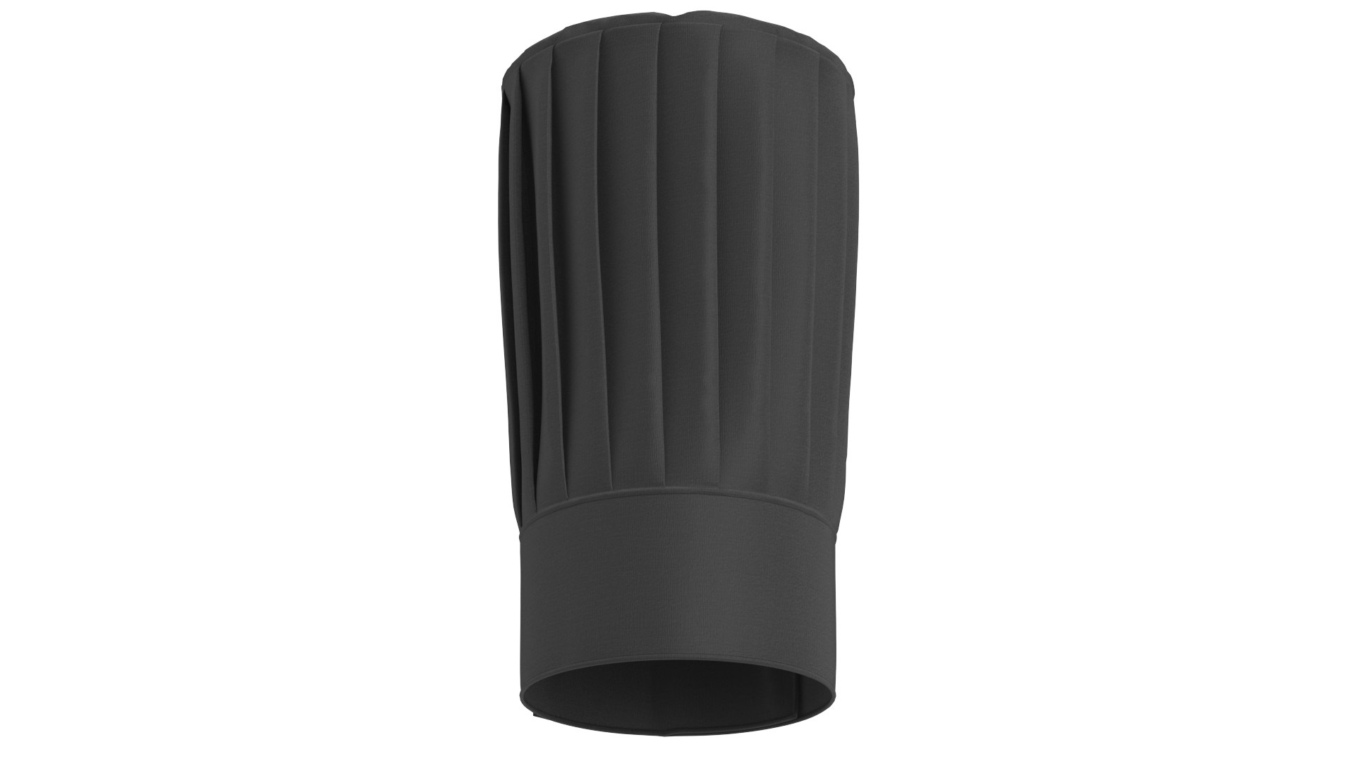Black Tall Chef Hat 3D Model - TurboSquid 2149137