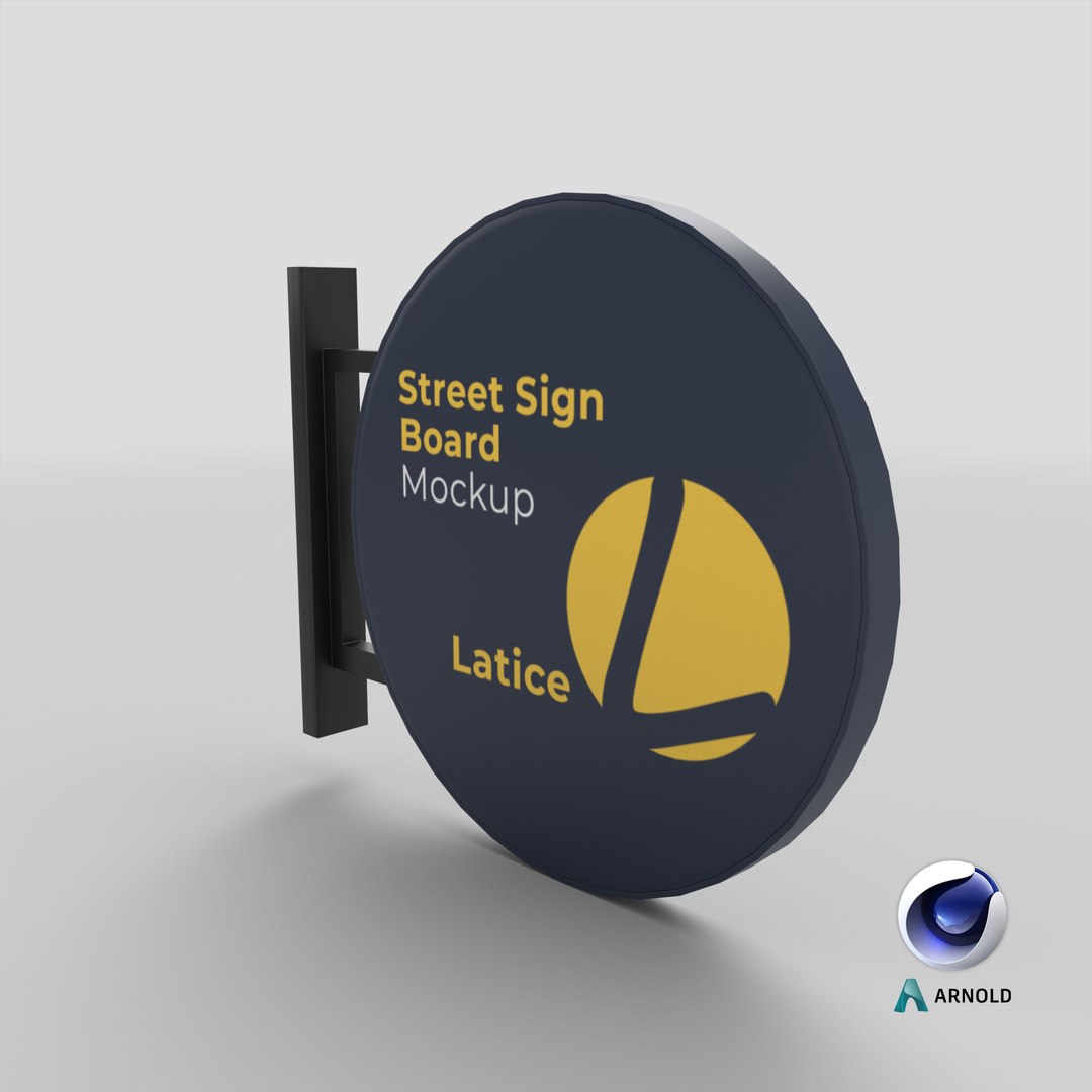 3D Signboard - TurboSquid 1815538