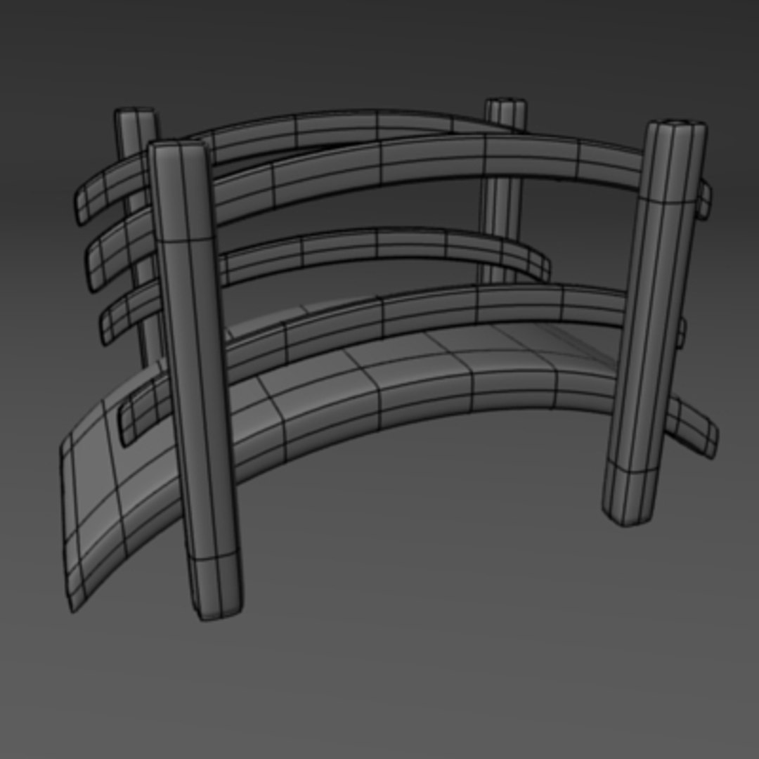 Bridge Polygonal 3d Dxf