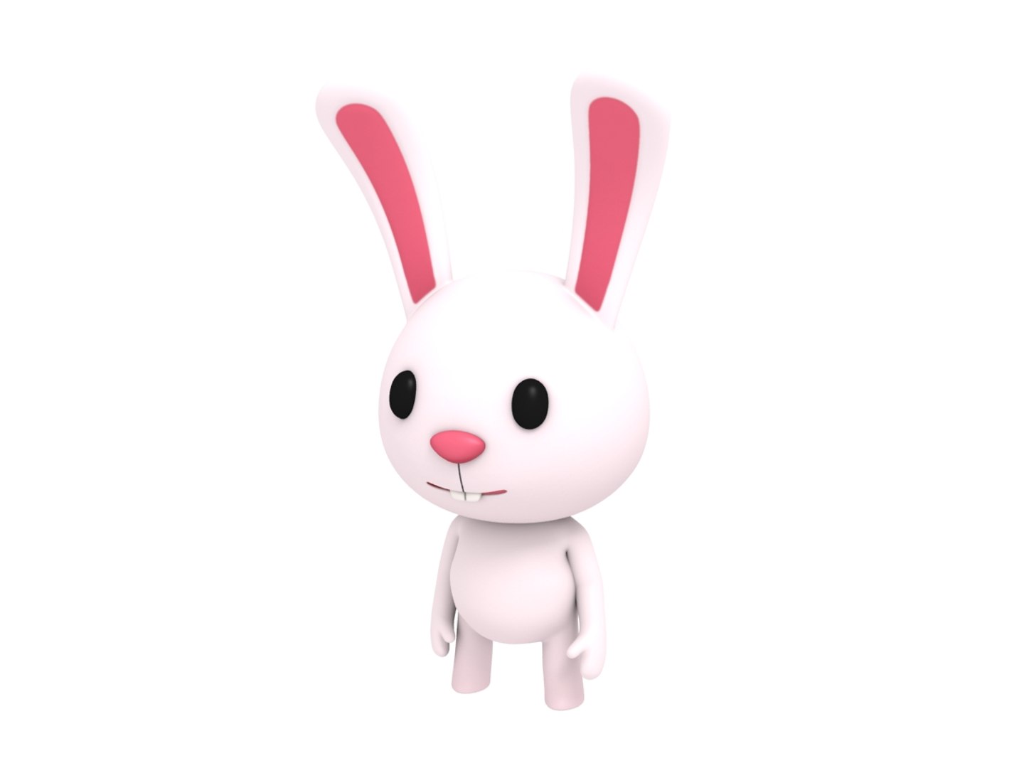 3D Rigged Cartoon Rabbit - TurboSquid 1384824