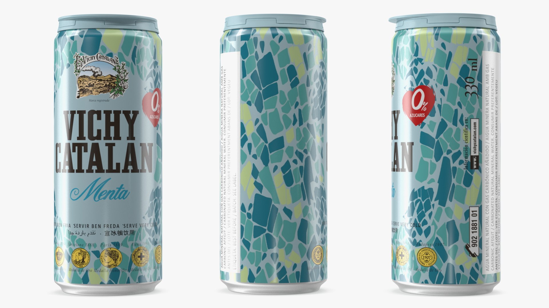 Therapeutic Table Water Can Vichy Catalan Mint 3D Model - TurboSquid ...
