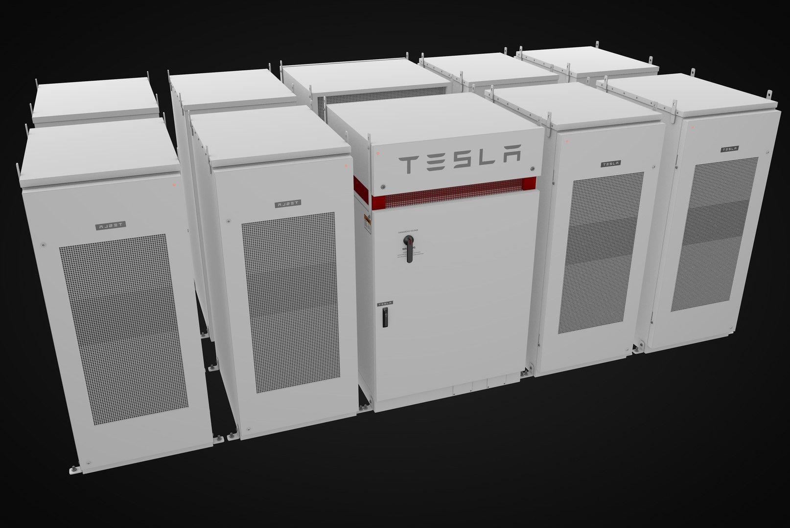 3D Energy Storage System Tesla Powerpack - TurboSquid 1875878