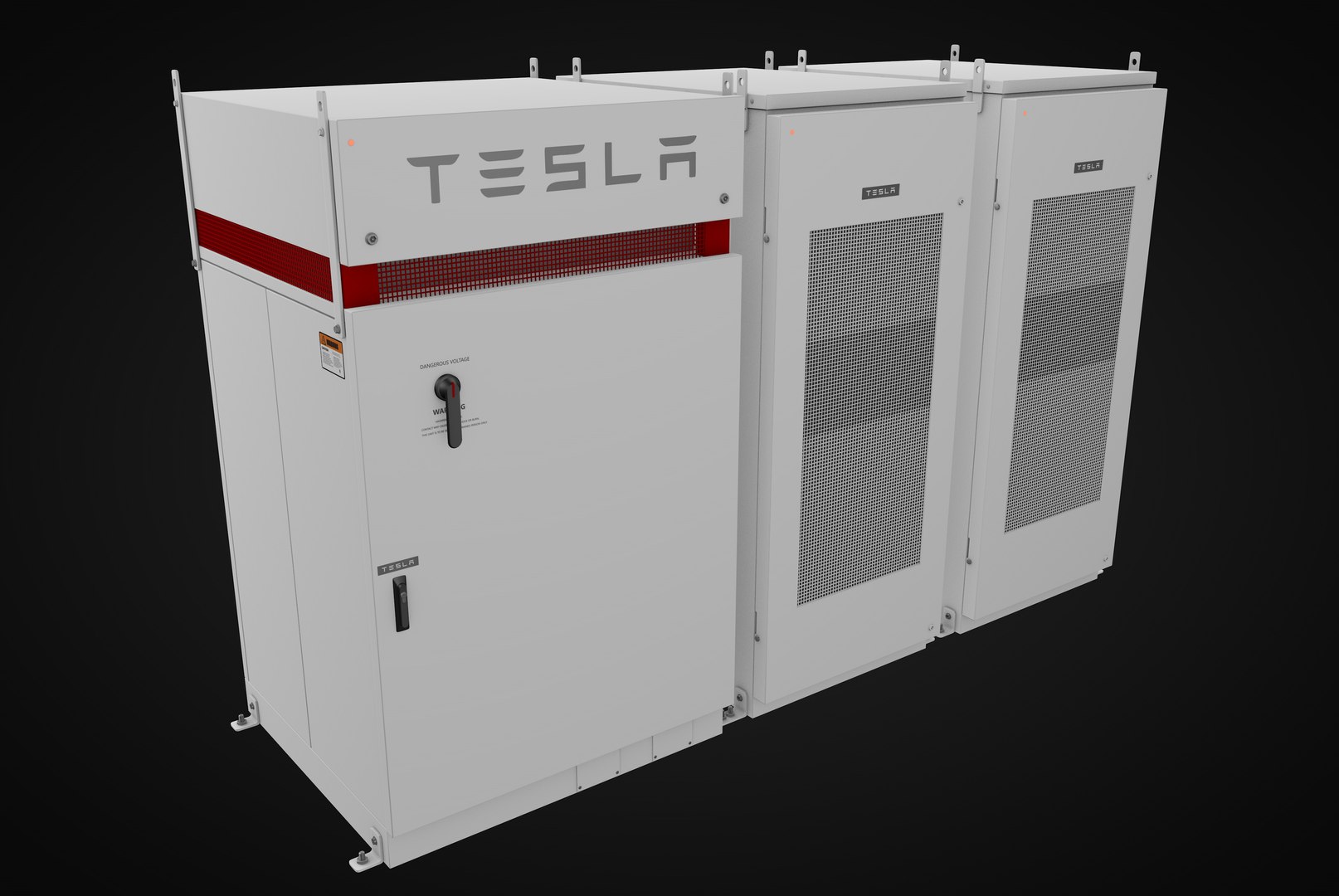 3D Energy Storage System Tesla Powerpack - TurboSquid 1875878