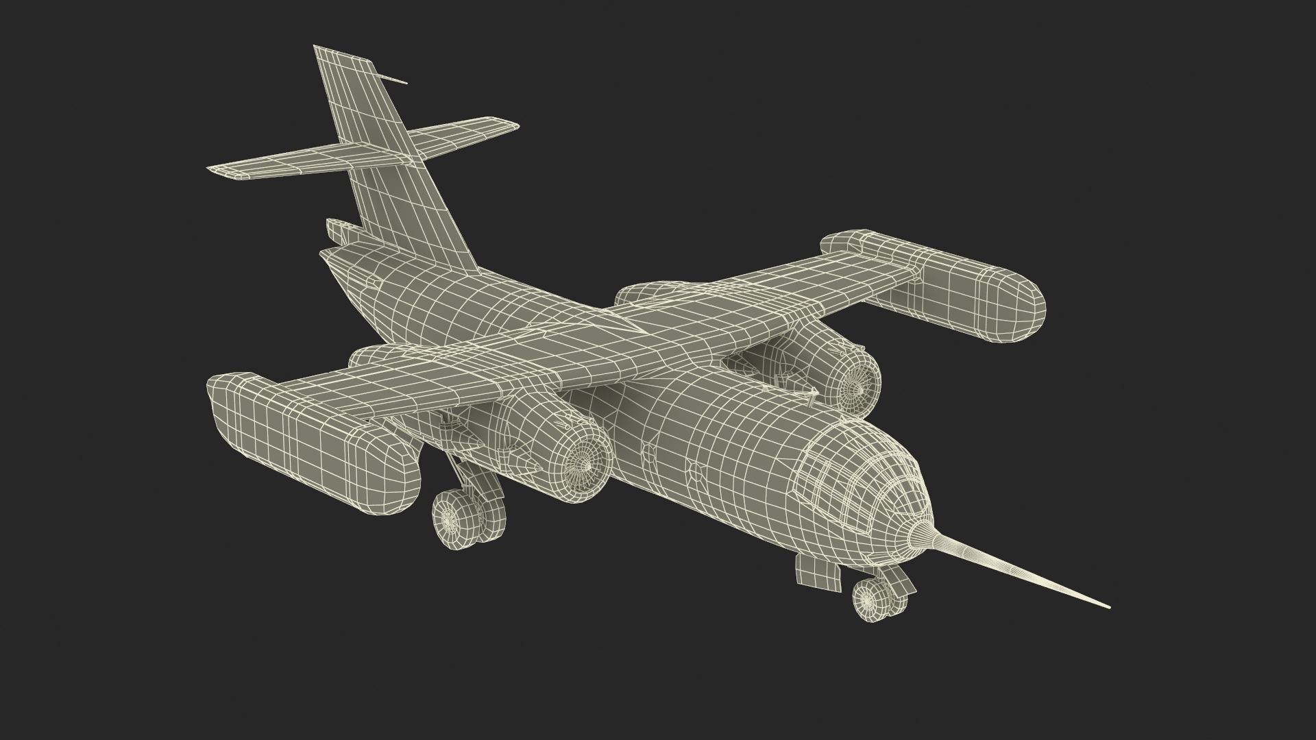 3D Hover Jet Dornier Do 31 - TurboSquid 2182954