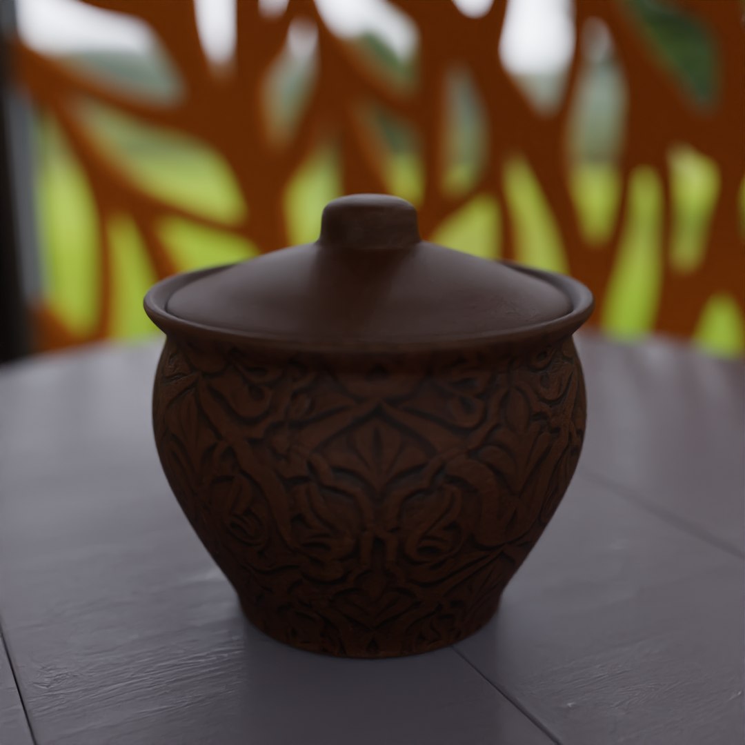 3D Ceramic Pot - TurboSquid 1741803
