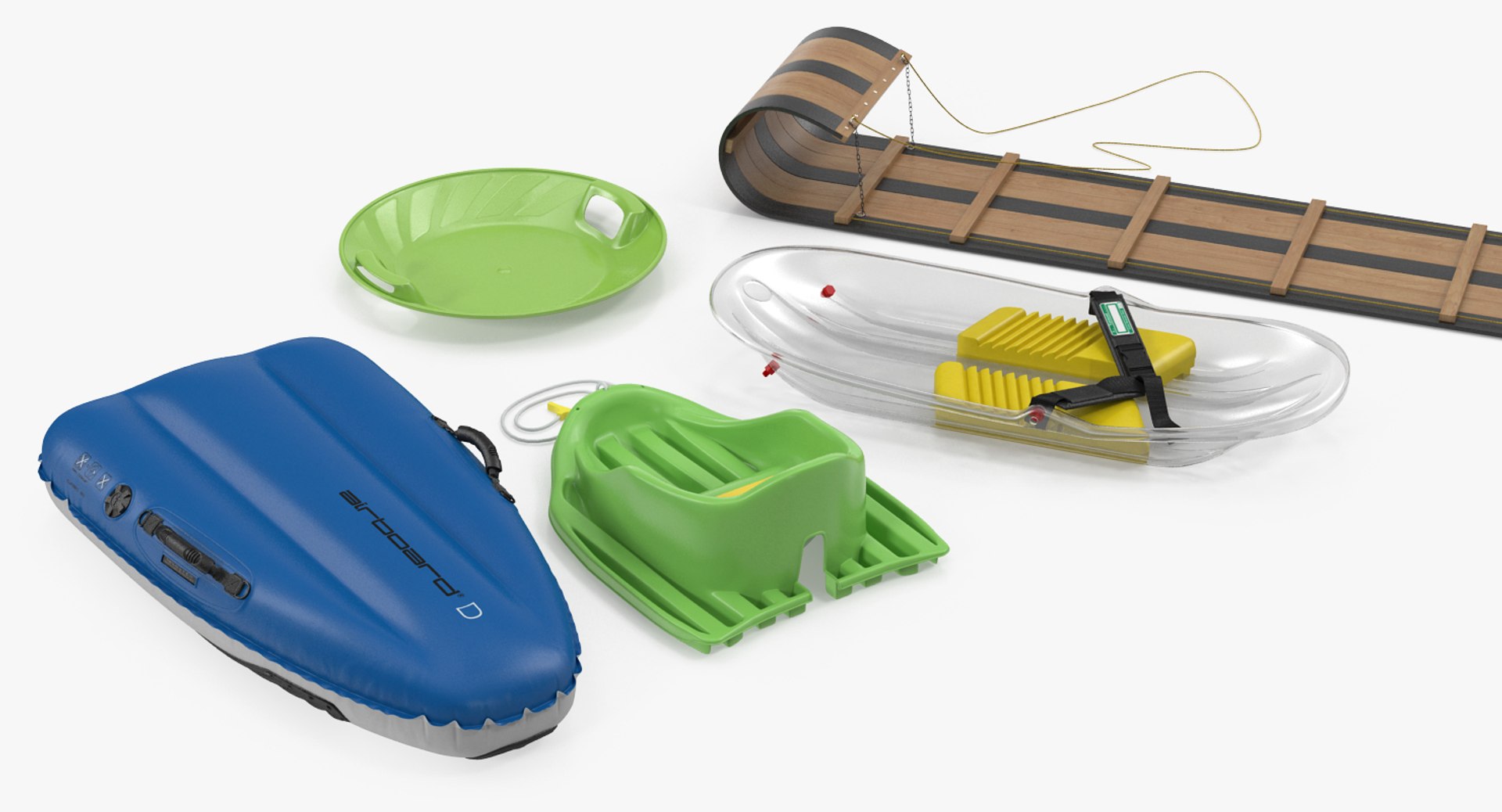 3D snow sleds - TurboSquid 1182185