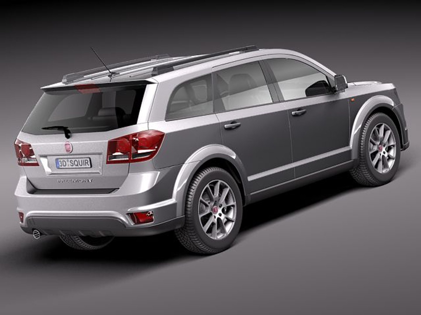 3d Model Fiat Freemont 2012 Suv