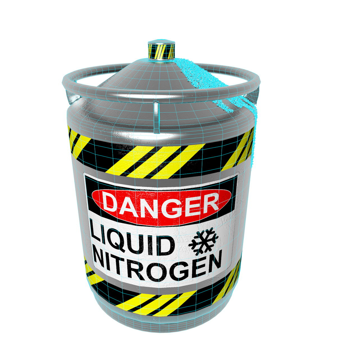 3d Liquid Nitrogen Tank