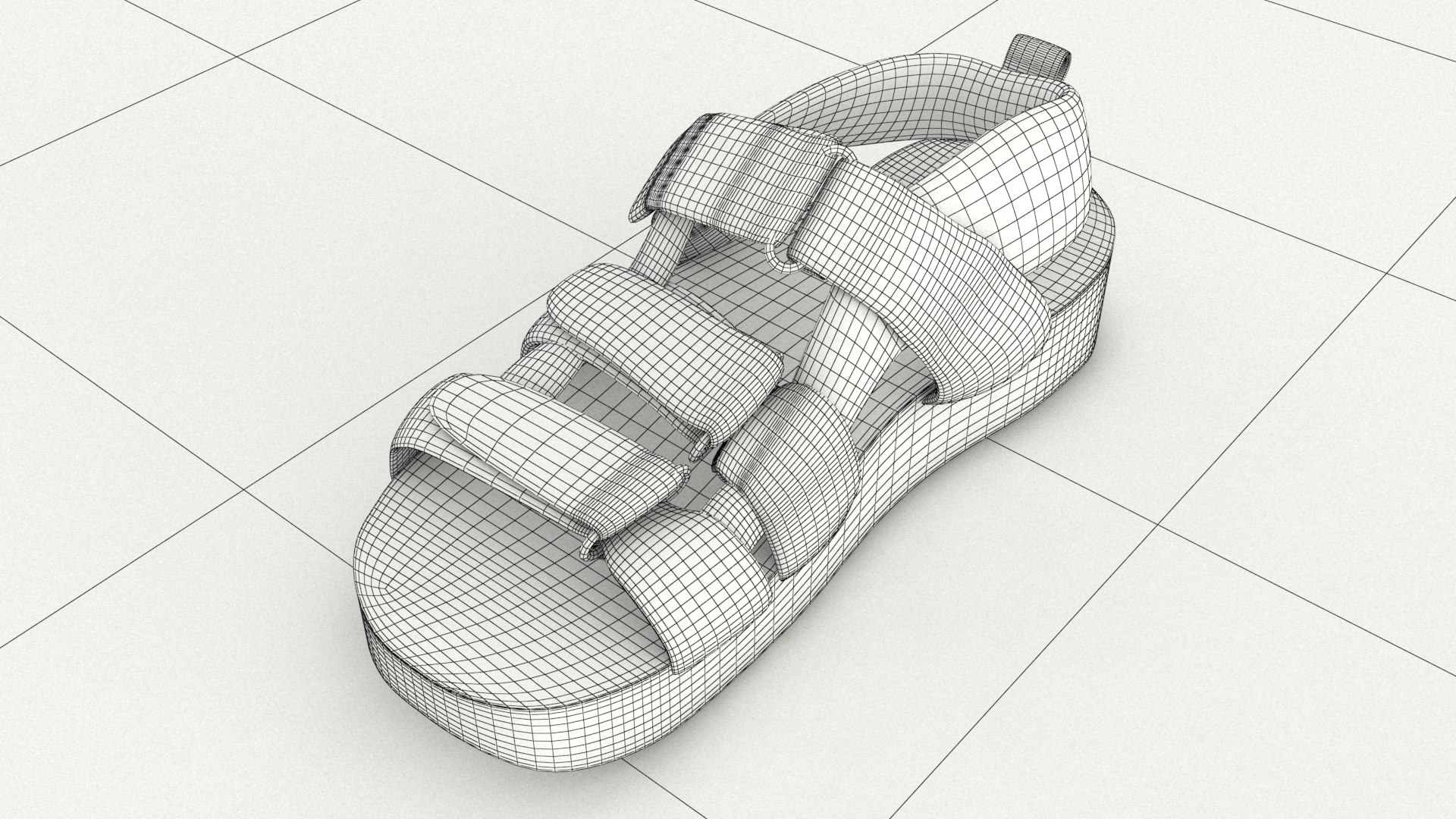 3D Laos Sandals Model - TurboSquid 2100035