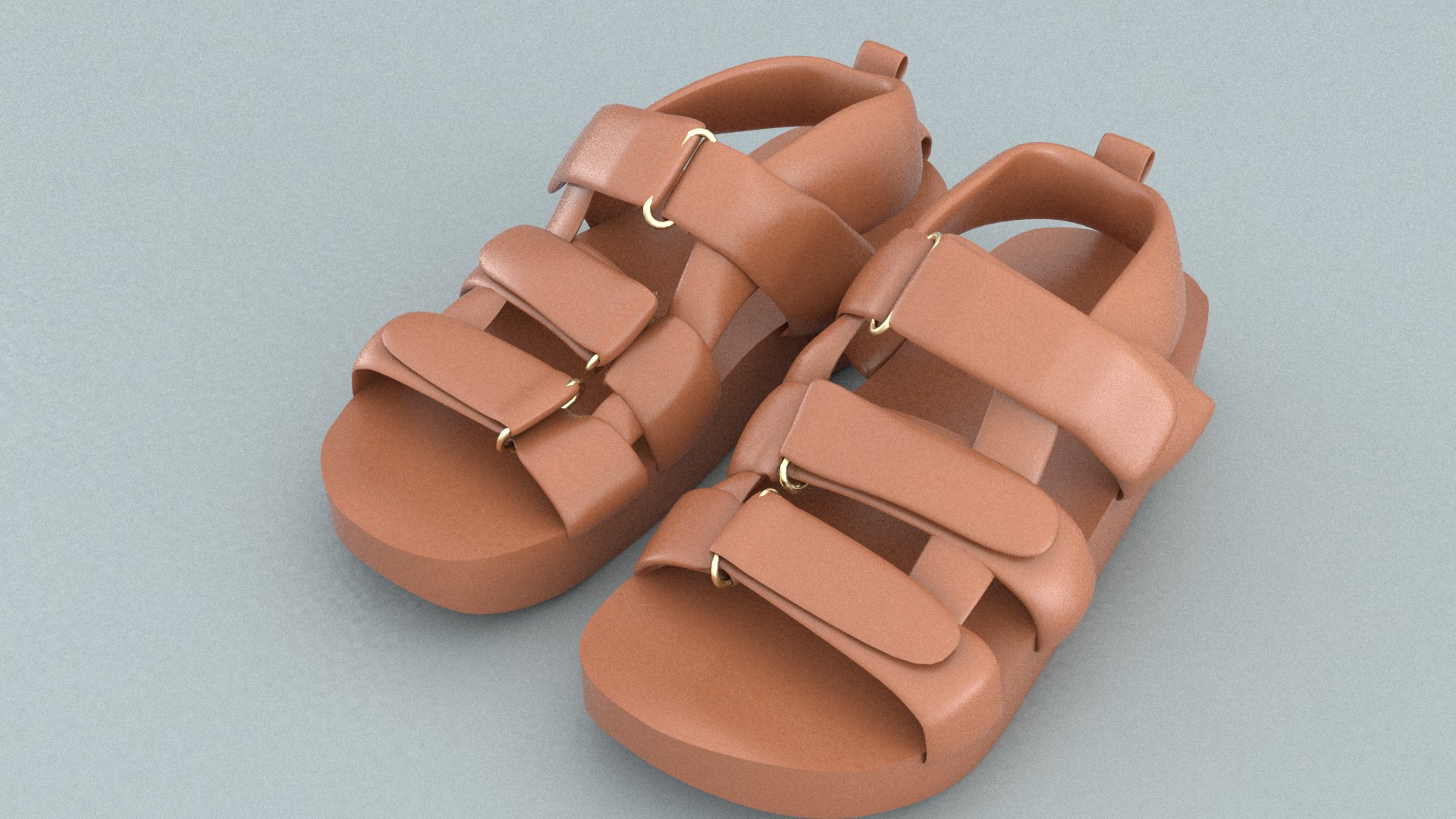3D Laos Sandals Model - TurboSquid 2100035