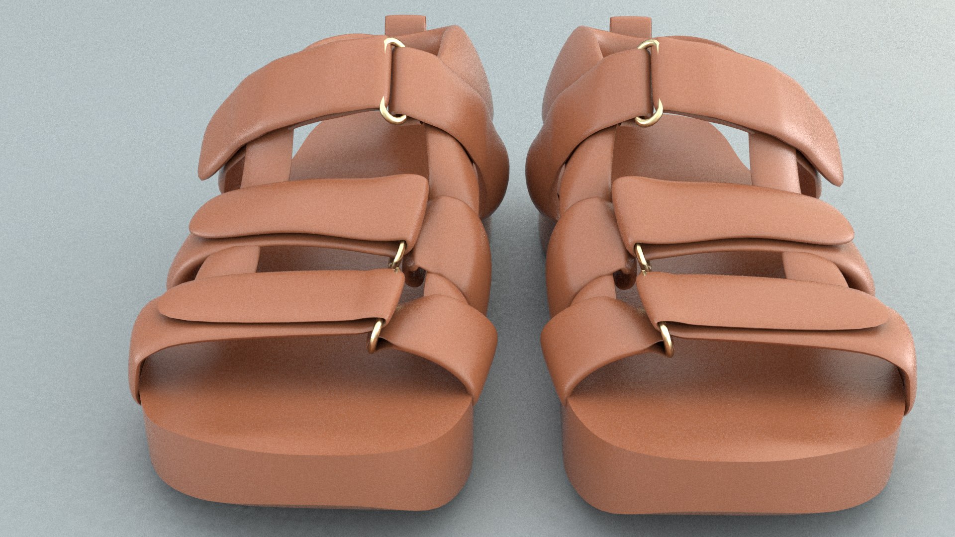 3D Laos Sandals Model - TurboSquid 2100035