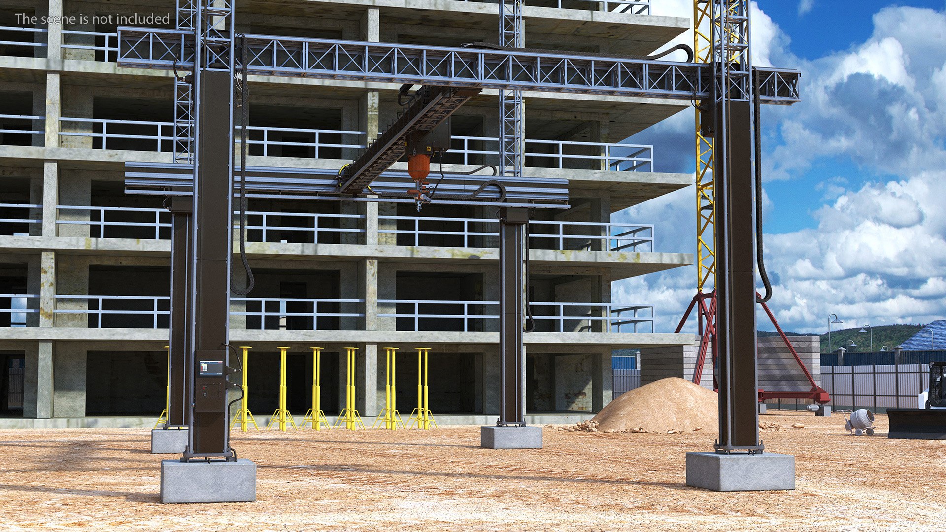 3D Construction 3D Printer Module Rigged For Maya - TurboSquid 2329843