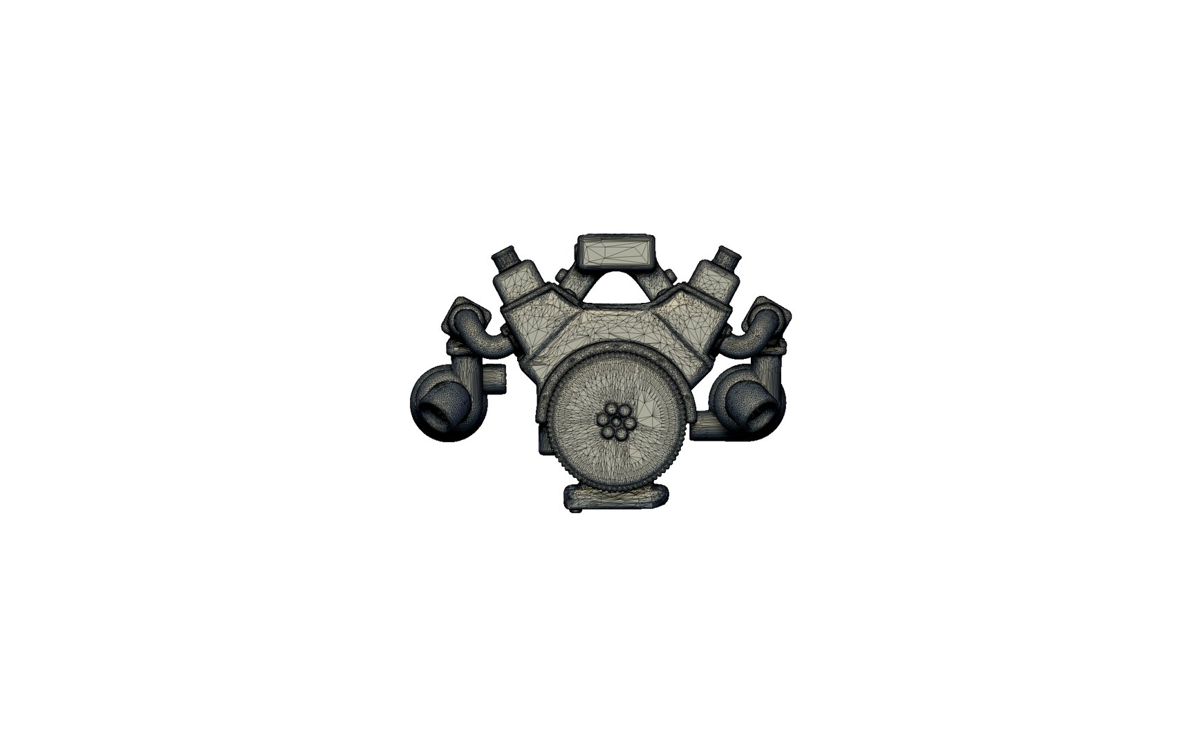 3D Model Engine Hot Rod V Print - TurboSquid 2111785