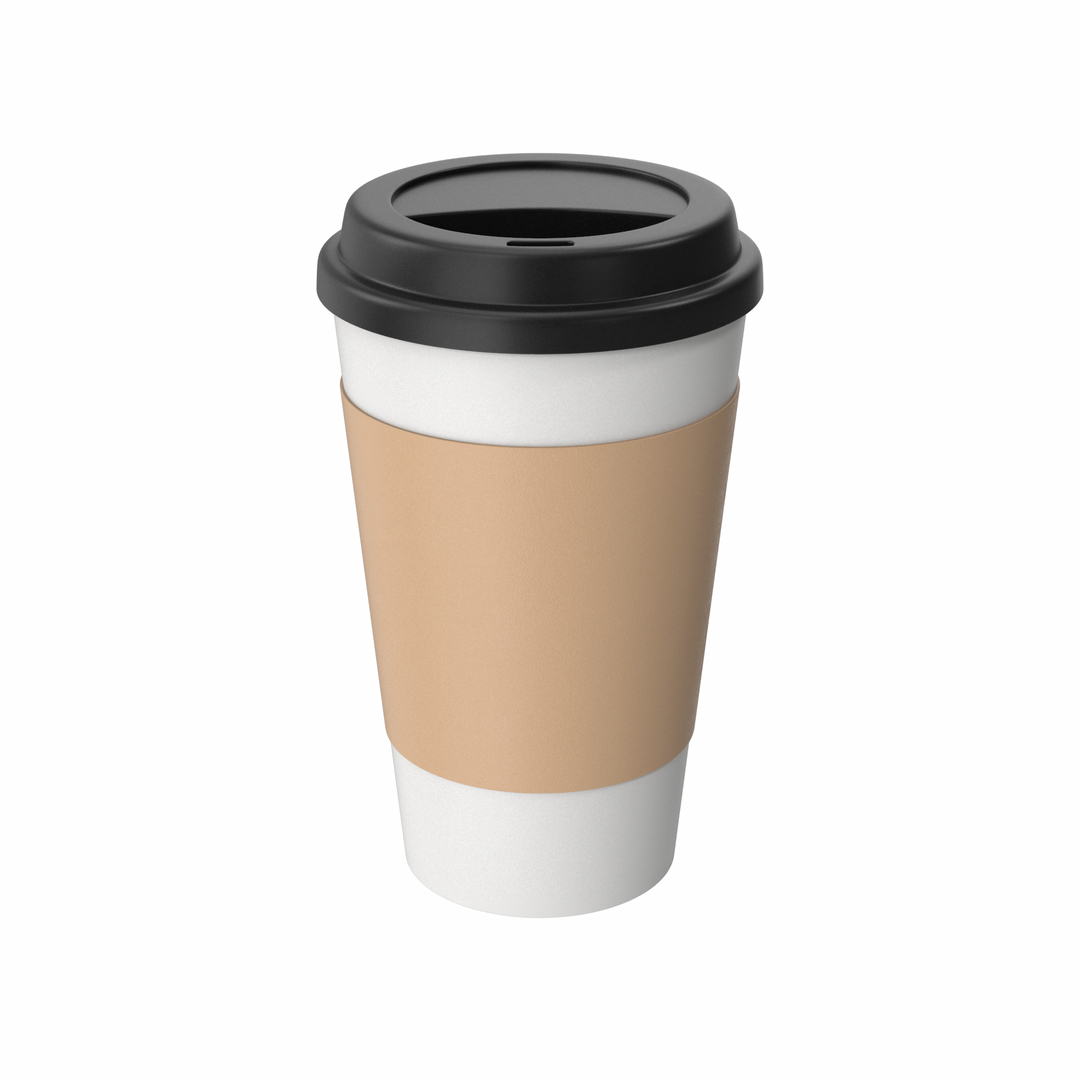 3D To - Go Coffee Cup Model - TurboSquid 2026149