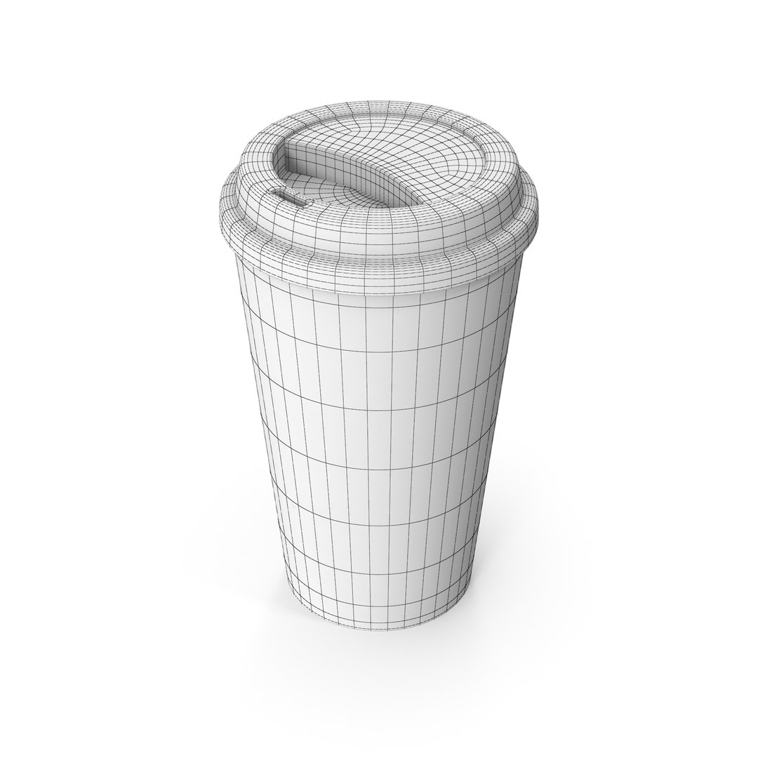 3D To - Go Coffee Cup Model - TurboSquid 2026149