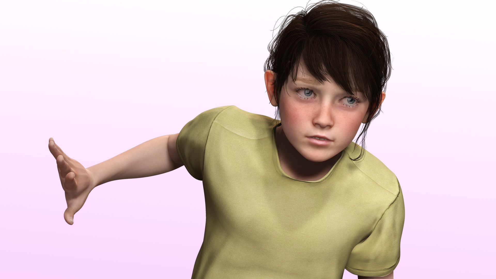 Isabella-Realistic Teenager Girl Kids Low-poly 3D Model - TurboSquid ...