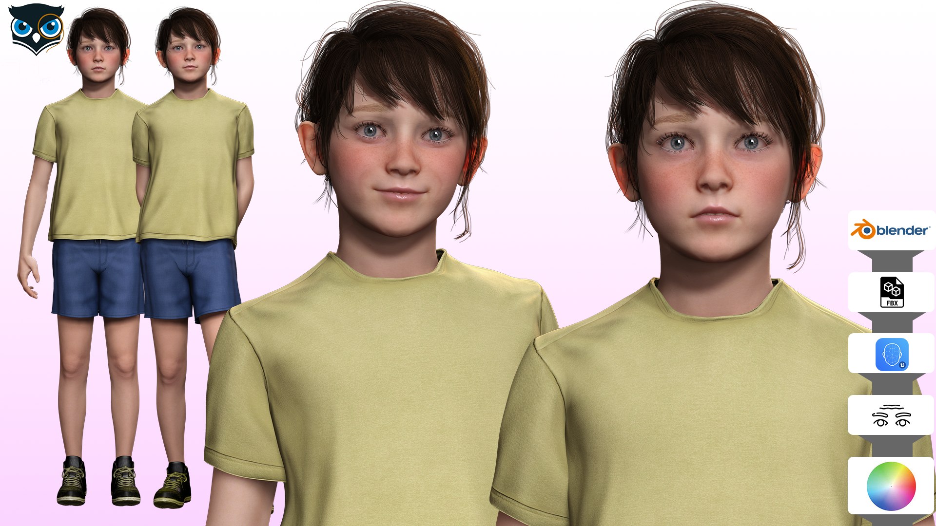 Isabella-Realistic Teenager Girl Kids Low-poly 3D Model - TurboSquid ...