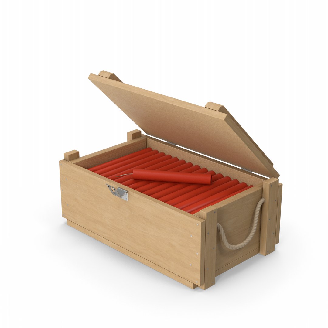 Dynamite Box 3D Model - TurboSquid 2338506