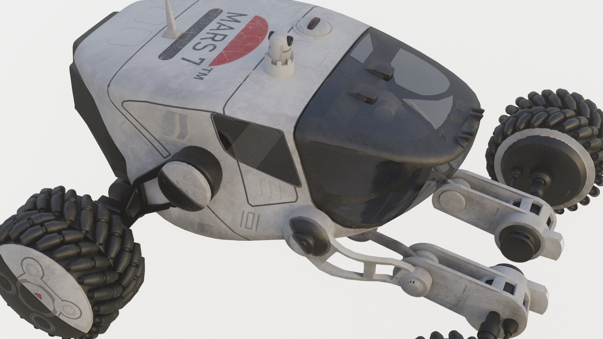 Mars ROver Car 3D Model - TurboSquid 1764883