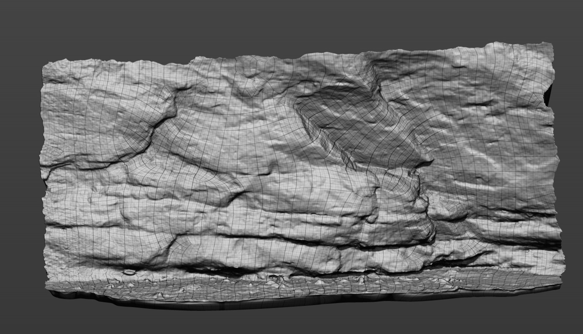 3D Rock-face - TurboSquid 1336747