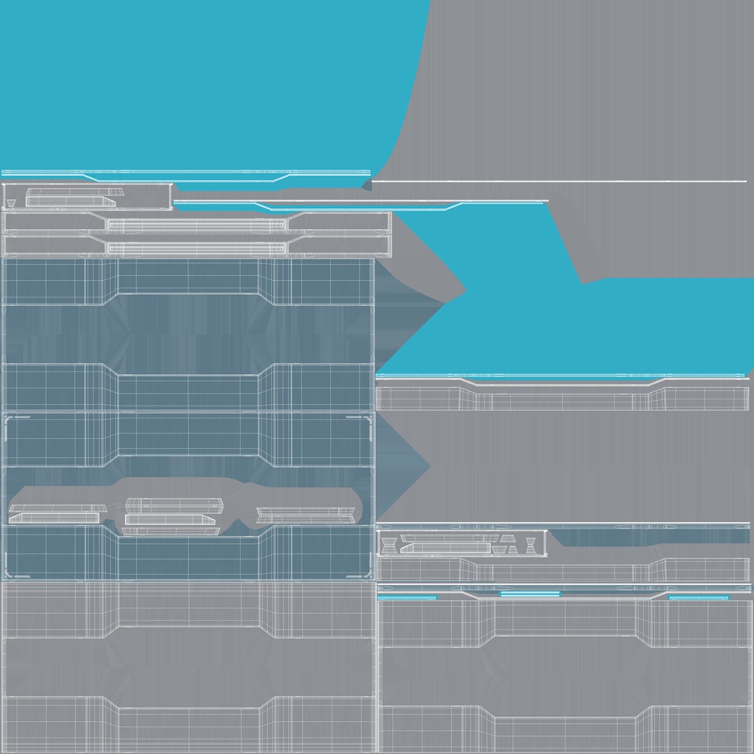 3D Futuristic Table - TurboSquid 1191206