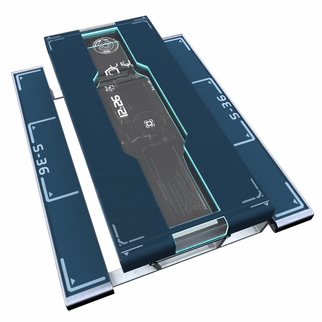 3D Futuristic Table - TurboSquid 1191206