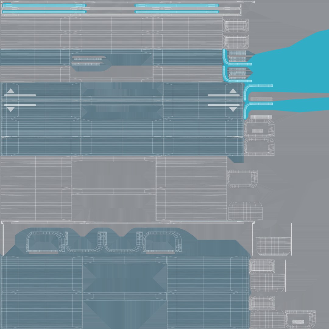 3D Futuristic Table - TurboSquid 1191206