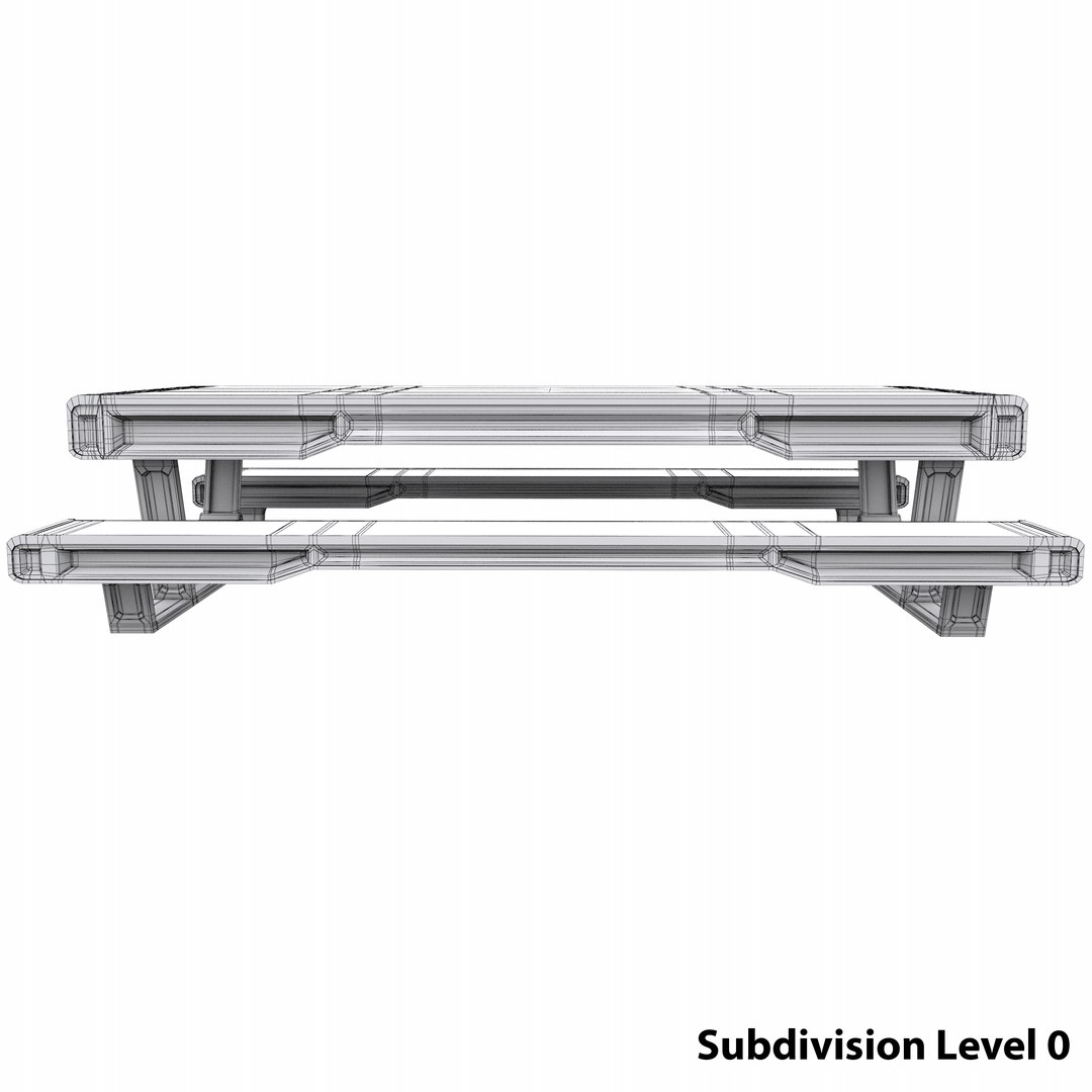 3D Futuristic Table - TurboSquid 1191206
