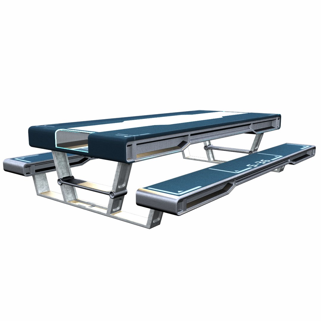 3D Futuristic Table - TurboSquid 1191206
