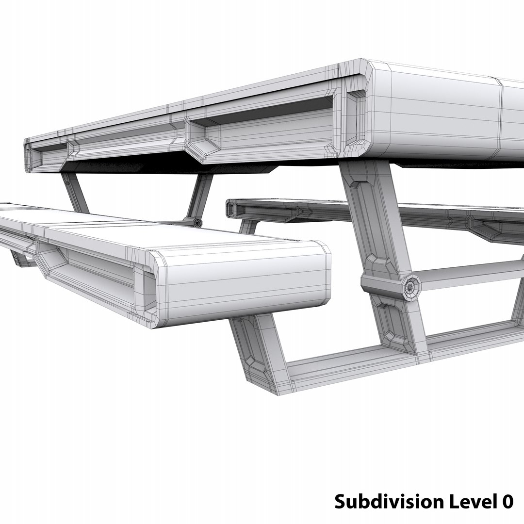 3D Futuristic Table - TurboSquid 1191206