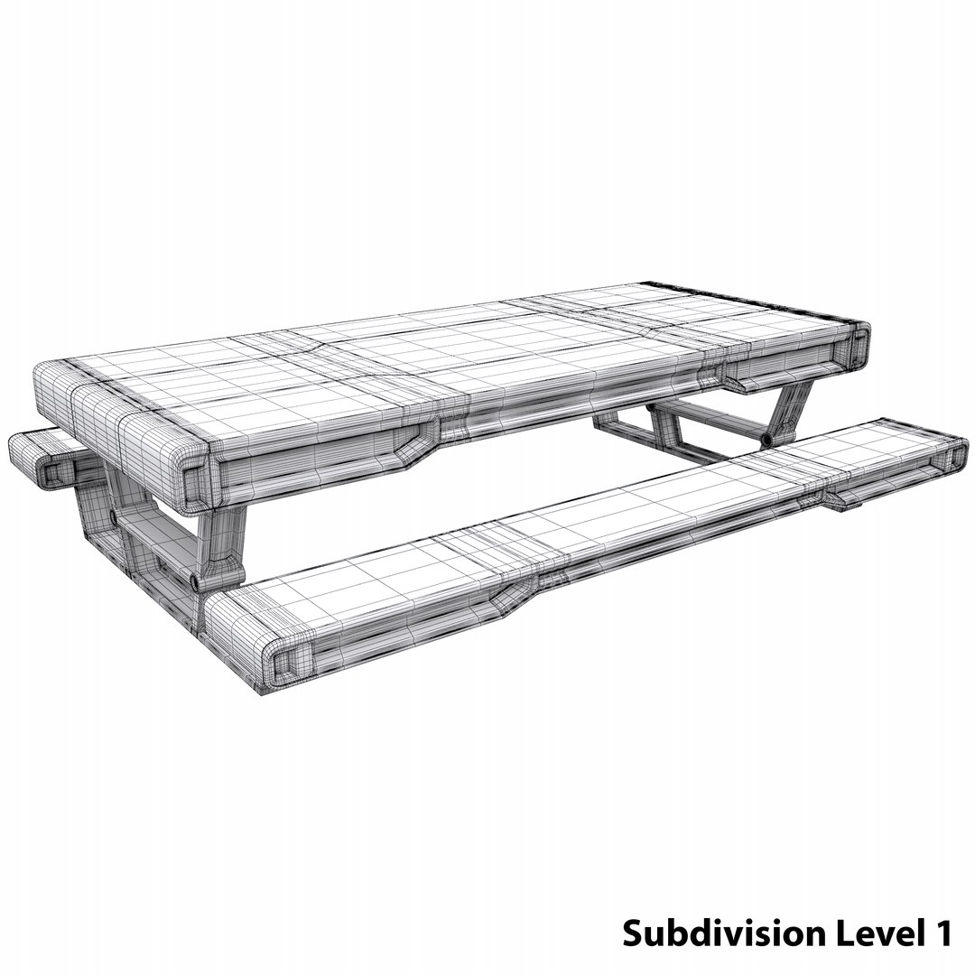 3D Futuristic Table - TurboSquid 1191206