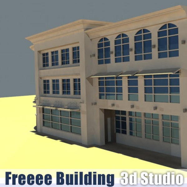 free building office 3d model