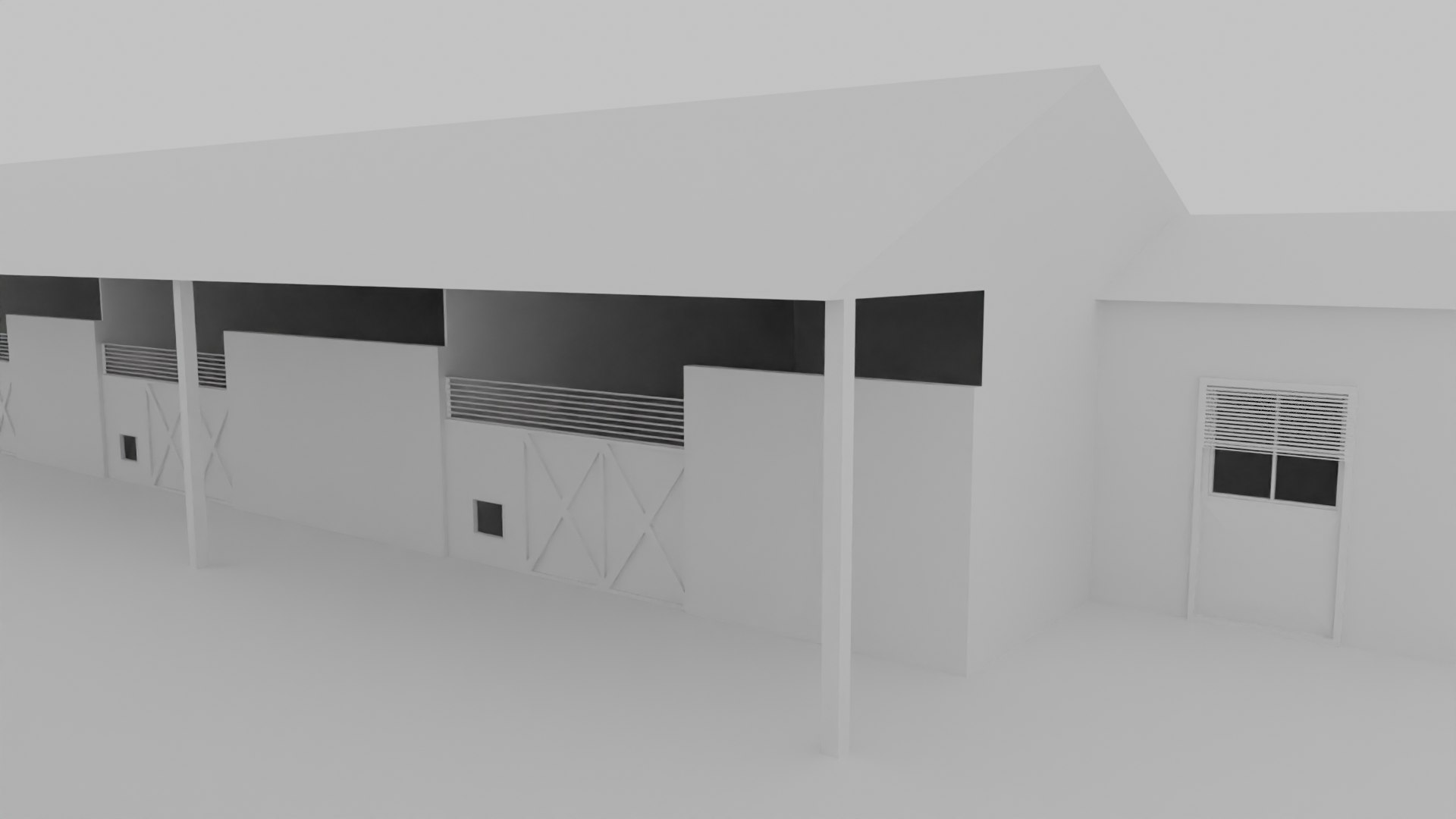 Horse Stable 3D - TurboSquid 2159160